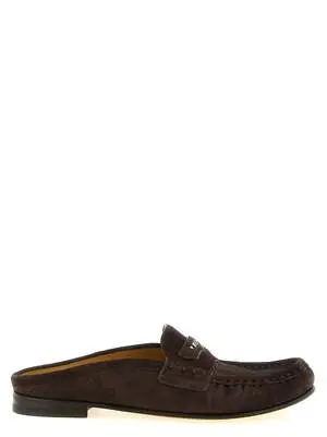 Fendi Scrunch' Sabots - Brown