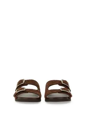 Gucci Leather Slider Sandal