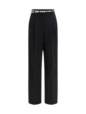 Max Mara Elegant Pants With Belt - Black