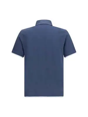 Brunello Cucinelli Short-sleeve Cotton Polo Shirt