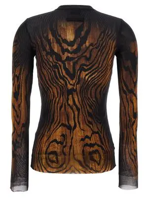 JEAN PAUL GAULTIER Wood' Top - Multicolor