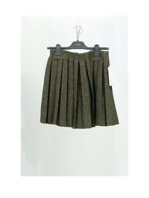 Dior Tweed Light Skirt - Green