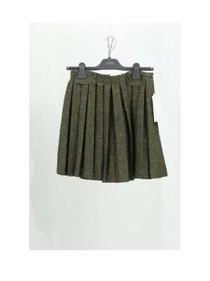 Dior Tweed Light Skirt - Green