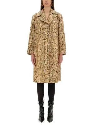 Dries Van Noten Long Coat With Sequins - Multicolor