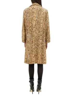 Dries Van Noten Long Coat With Sequins