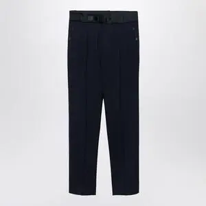 Prada Wool Trousers With Technical Details