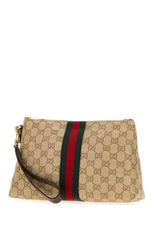 Gucci Gg Canvas Small Gg Clutch