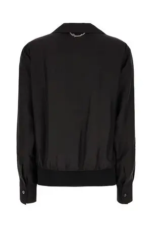 Dsquared2 Wrap Blouse With Logo Detail