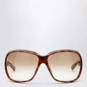 Gucci Havana Square Sunglasses - Brown