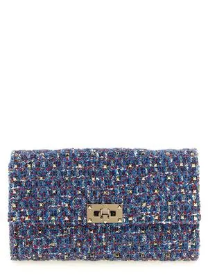 Valentino Garavani Rockstud Spike Shoulder Bag - Blue
