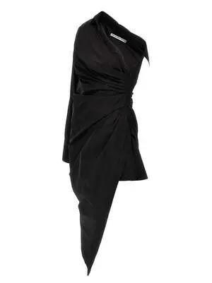 Alexander Wang Asymmetrical Shirt Dress - Black