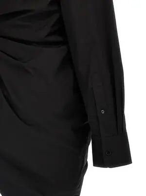 Alexander Wang Asymmetrical Shirt Dress - Black