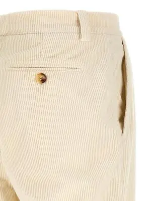 Brunello Cucinelli Corduroy Trousers - Cream