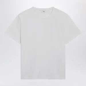 Saint Laurent Small Fit De Cotton T-shirt - White