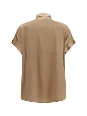 Brunello Cucinelli Silk Shirt - Cream