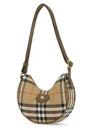 Burberry Embroidered Canvas Crossbred Bag