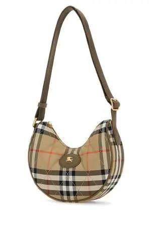 Burberry Embroidered Canvas Crossbred Bag - Multicolor