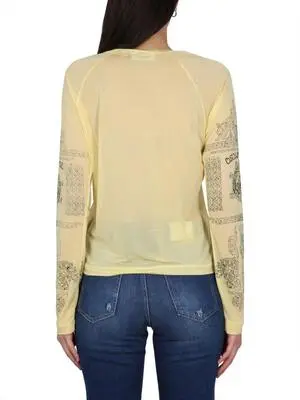 Dsquared2 Logo Print T-shirt - Yellow