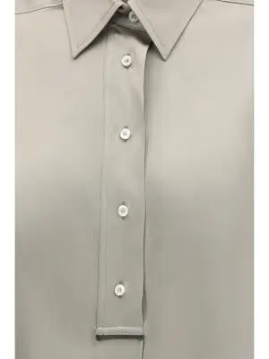 Brunello Cucinelli Silk Satin Shirt