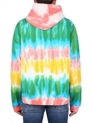 Dsquared2 Tie & Dye Logo Hoodie - Multicolor