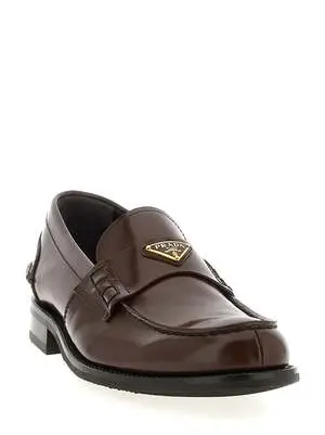 Prada Logo Loafers