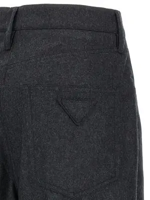 Prada Flannel Pants - Gray