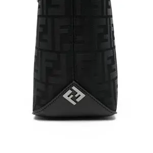 Fendi Monogram Nylon Tote Bag - Black