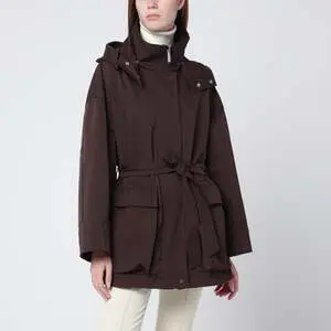 Herno Short Coffee-colored Parka - Brown