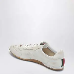 Gucci Shift Sneakers In Delave-effect Leather