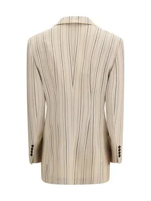 Dolce & Gabbana Single-breasted Regimental Pinstripe Jacket