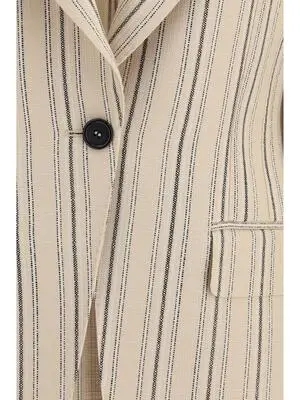 Dolce & Gabbana Single-breasted Regimental Pinstripe Jacket