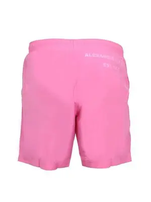 Alexander McQueen Logo Print Swimsuit - Pink