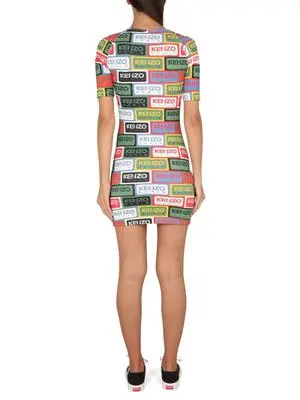 Kenzo Bodycon Dress - Multicolor