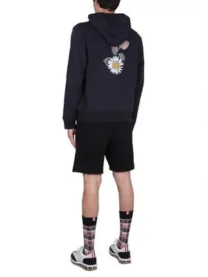 Thom Browne Sweatshirt With Embroidery - Blue