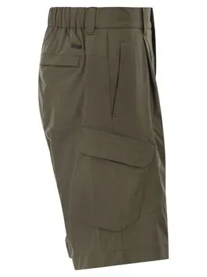 Herno Technical Fabric Cargo Bermuda Shorts