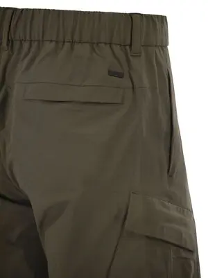 Herno Technical Fabric Cargo Bermuda Shorts