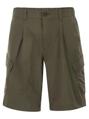 Herno Technical Fabric Cargo Bermuda Shorts - Multicolor