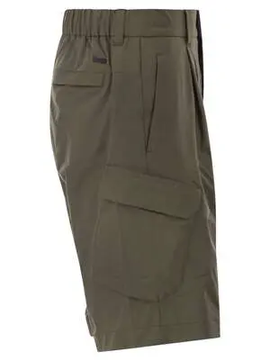 Herno Technical Fabric Cargo Bermuda Shorts - Multicolor