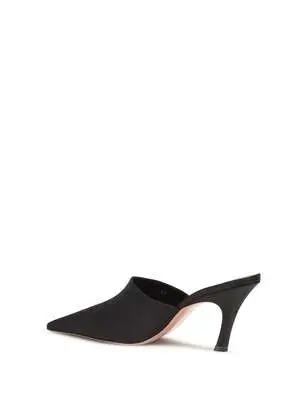 Amina Muaddi Jamie Mules Sandals - Black