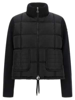 Moncler Padded Cardigan - Black