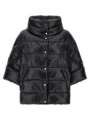 Herno Ultralight Hooded Puffer Jacket - Black