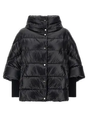 Herno Ultralight Hooded Puffer Jacket - Black