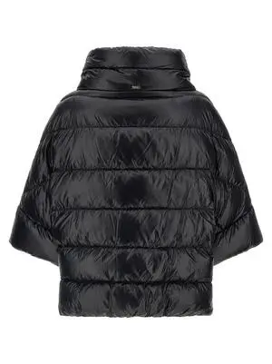 Herno Ultralight Hooded Puffer Jacket - Black