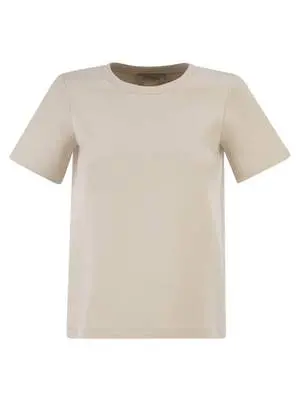Max Mara S MAX MARA Scuba Jersey T-Shirt Multicolor
