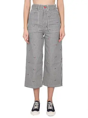 Kenzo Cropped Fit Jeans - Blue