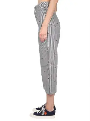 Kenzo Cropped Fit Jeans - Blue