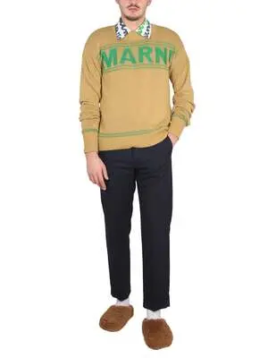 Marni Knit Sweatshirt With Logo