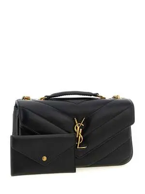 Saint Laurent Loulou' Small Shoulder Bag - Black