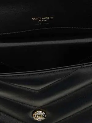 Saint Laurent Loulou' Small Shoulder Bag - Black