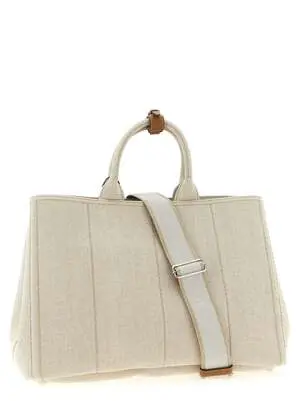 Prada Extra Large Jardinière Shopping Bag - Cream